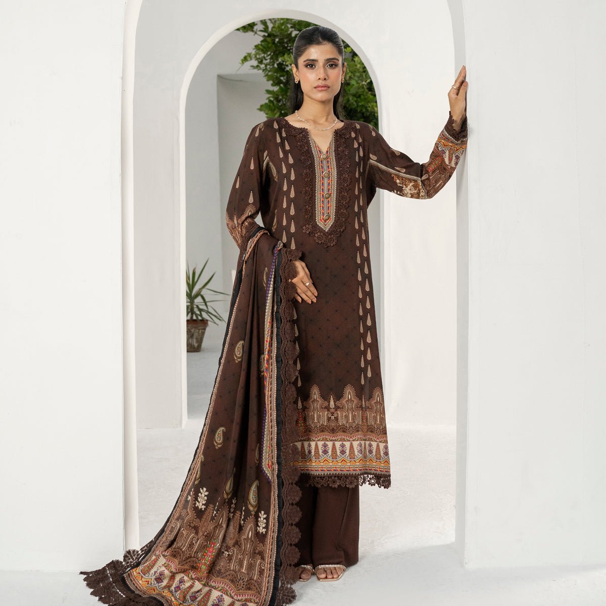 Firdous Resham Linen Collection 2025